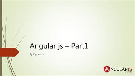 Angular Js Pptx
