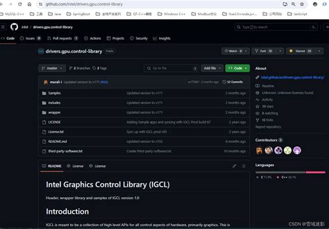intel igcl规格指南和示例代码 csdn博客