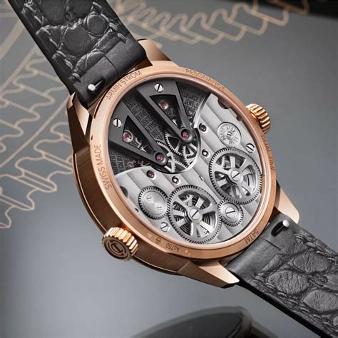 New A Closer Look At The New Armin Strom Dual Time Gmt Resonance Rose Gold
