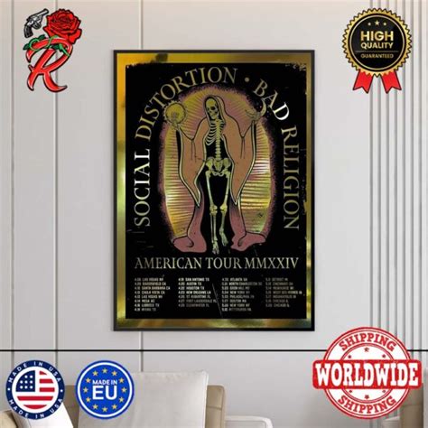 Social Distortion Bad Religion American Tour 2024 This Summer Tour