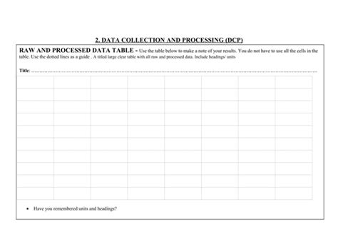 Igcse Planning An Investigation Student Booklet Doc