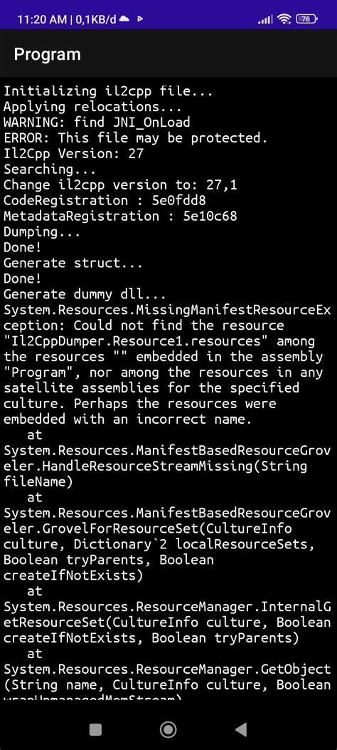 cant create dummy file · issue 709 · perfare il2cppdumper · github