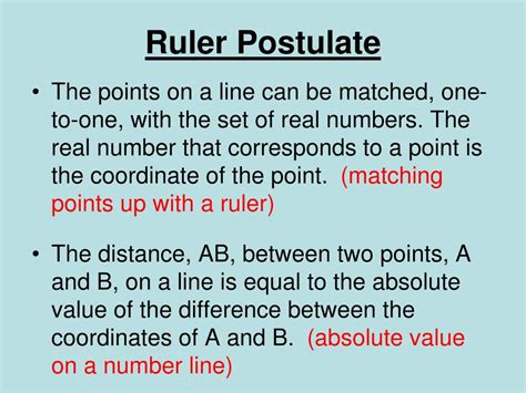 Ppt 13 Segments Rays And Distance Powerpoint Presentation Free