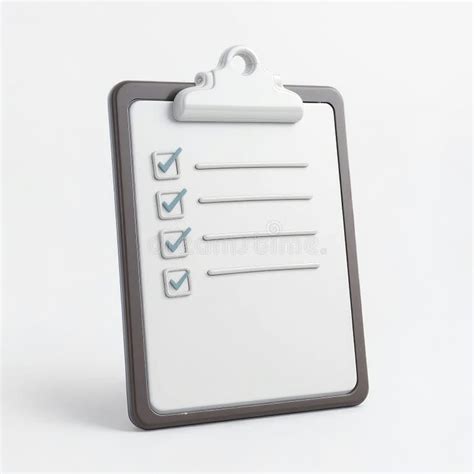 Clipboard With Checklist Complete For Task Management And Approval