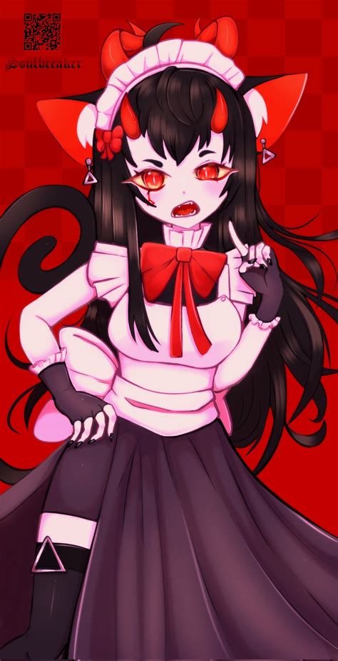 Demon Cat In Maid Dress By Kyuuroneko On Newgrounds