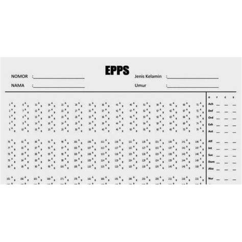 Jual Epps Test Manual Dan Software Kota Depok Raesha Tokopedia