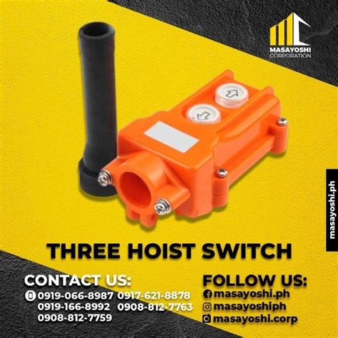Three Hoist Switch Hoist Switch Hoist Three Button Switch Lifting