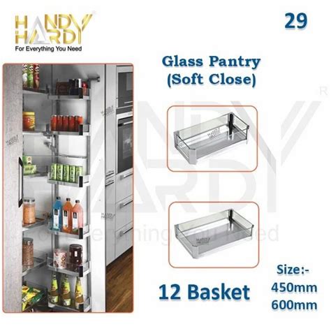 Glass Pantry Unit At ₹ 22500piece Pull Out Kitchen Pantry In New