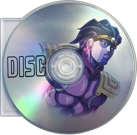 Stone Ocean Stand Disc Star Platinum Jojo Cosplay Collectible Disc