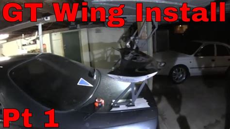 Wing Install Part 1 How To Install A Carbon Fibre Gt Wing R33 Gtst