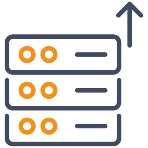 Data Upload Generic Color Outline Icon