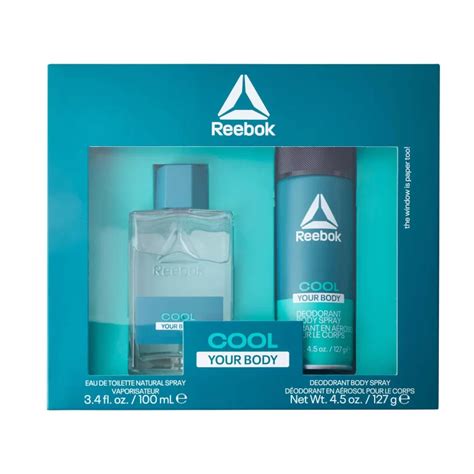 Reebok Cool Your Body For Men 2 Piece T Sets 100ml Ratans Online Shop