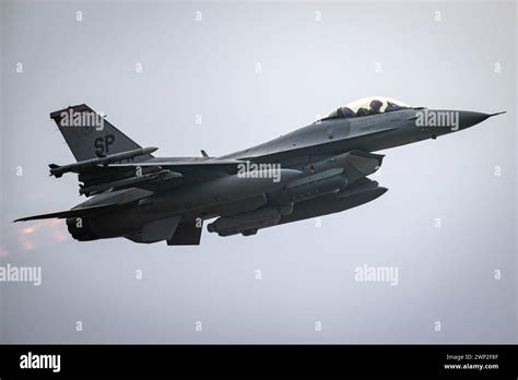 A U S Air Force F 16 Fighting Falcon Assigned To The 480th Fighter