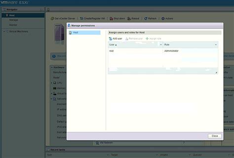 Add An ESXi User And Assign A Role VSphere Web Client Virtualization Spiceworks Community