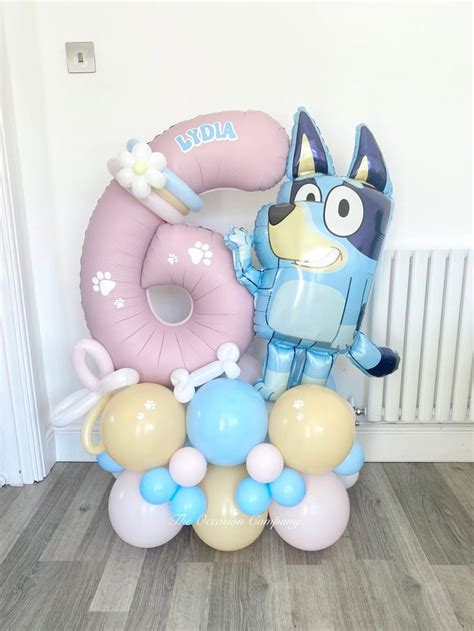 Bluey Balloon Display Bluey Party Decor Bluey Birthday 6th Birthday