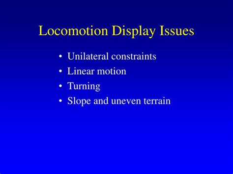 Ppt Locomotion Interfaces Powerpoint Presentation Free Download Id