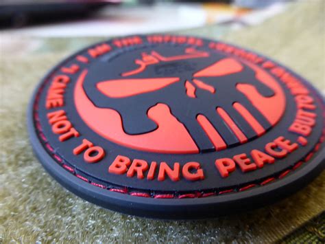 The Infidel Punisher Patch Blackmedic 3d Rubber Patch Patch Snatched