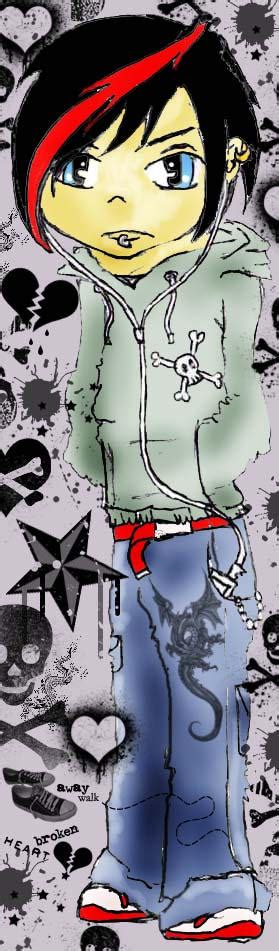 Emo Sketch Coloured By Ljtigerlily On Deviantart