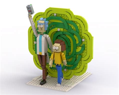 Lego Moc Rick And Morty By Mr Briiick Rebrickable Build With Lego