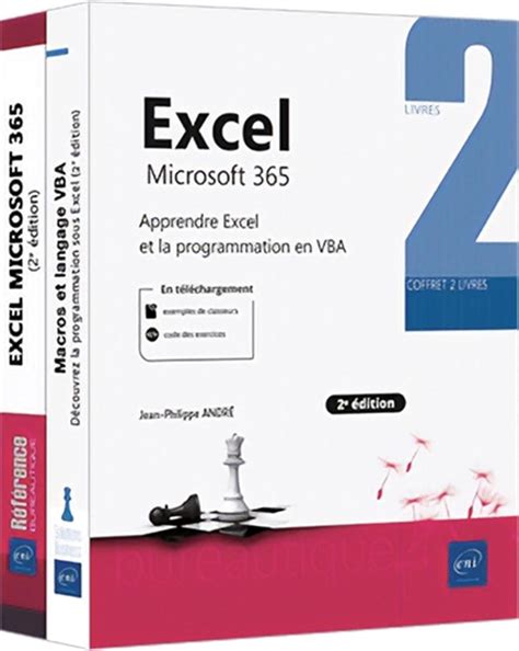 Excel Microsoft 365 Coffret En 2 Volumes Apprendre Excel Et La