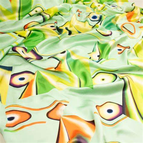 Pure Silk Satin Prints Homecraft Textiles