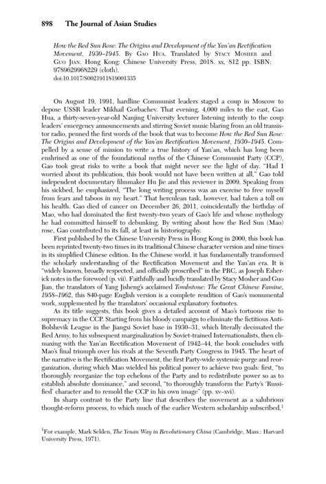 How The Red Sun Rose The Origins And Development Of The Yanan