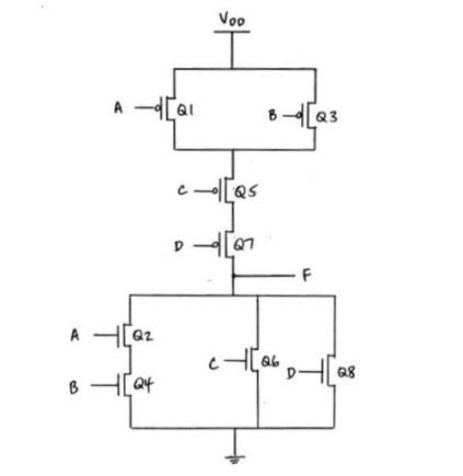 Solved Analyze The CMOS Circuit Given Below For The Chegg Com