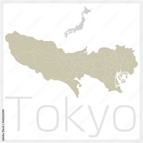 東京都の地図 Stock ベクター Adobe Stock 東京都の地図 Stock ベクター Adobe Stock