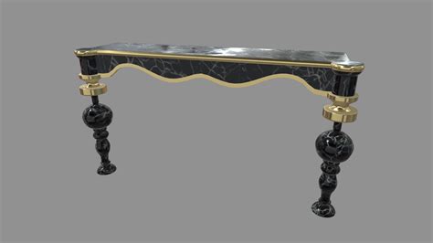 Modern Luxury Console Table 3d Model Turbosquid 2045563