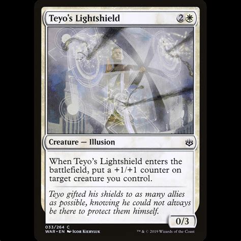 Mtg Escudo Luminoso De Teyo Teyos Lightshield War Of The Spark War 33 Madtoyz