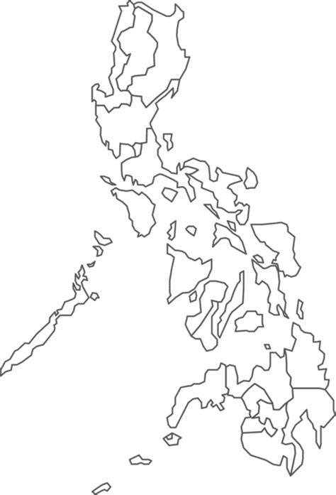 Philippines Map Outline Pngs For Free Download