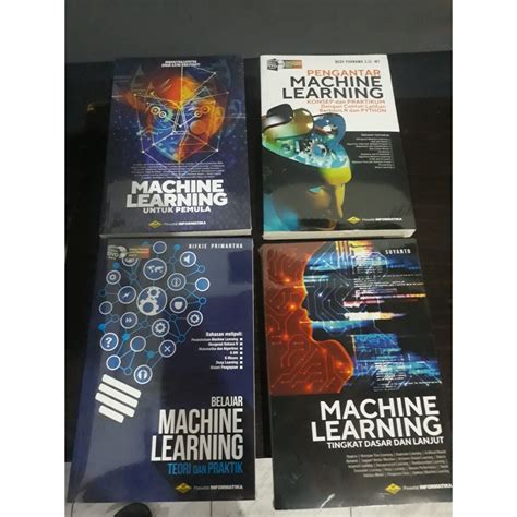 Jual BUKU BELAJAR MACHINE LEARNING PAKET KOMPLETE BUKU DISKON BUKU ASLI Shopee Indonesia