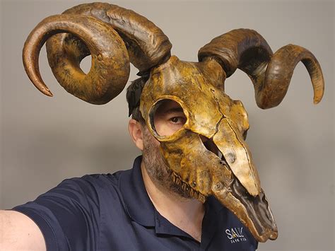 Ram Skull Helmet Ram Skull Mask Dolk Bjd