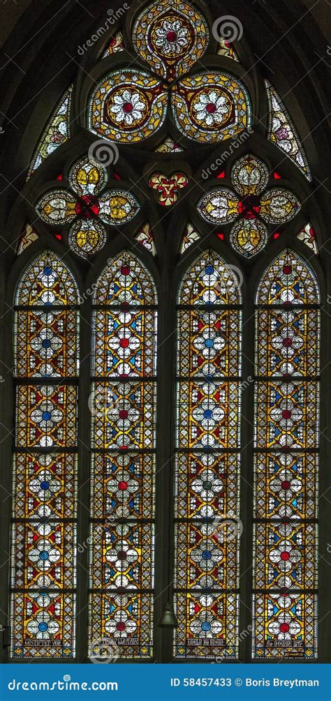 Stained Glass Window Stock Image Image Of Glass Color 58457433