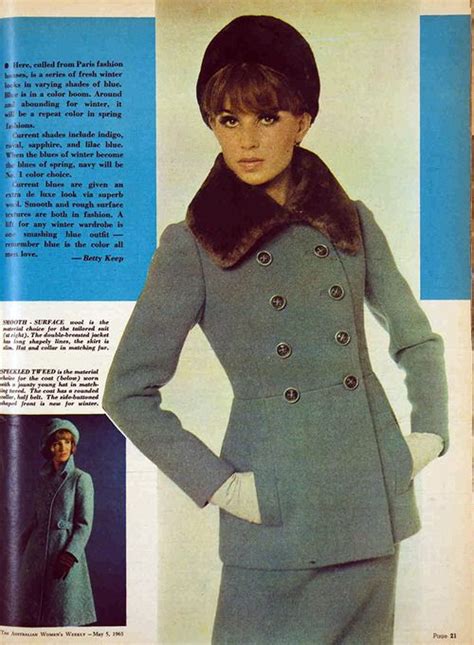 1965 Fashion 1965 Fashion Blue Outfit Easy Hairstyles For Long Hair