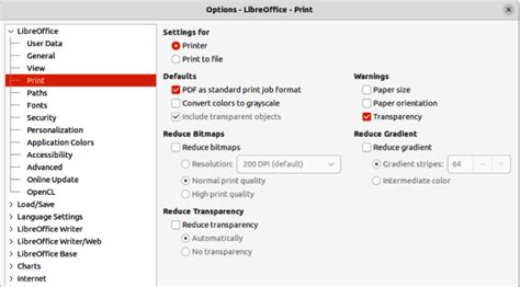 Chapter 12 Configuring Libreoffice