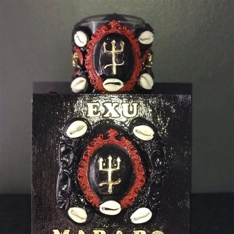 Kit Exu Marabo Copo Exu Marabo Caixa Decorada Elo7