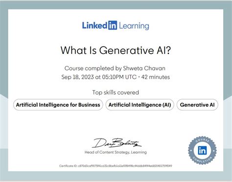 Shweta Chavan On Linkedin Finally Got The First Linkdin Certifiate