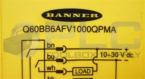 Banner Q60bb6laf2000qpma Promixity Sensor Plc Toolbox Supply