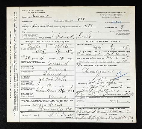 Daniel Lohr 1827 1908 Find A Grave Memorial