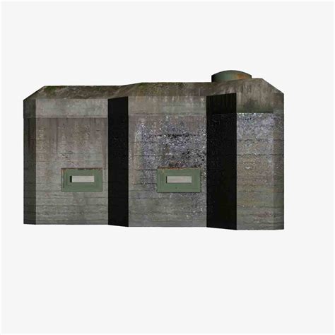 3ds Max Small Bunker