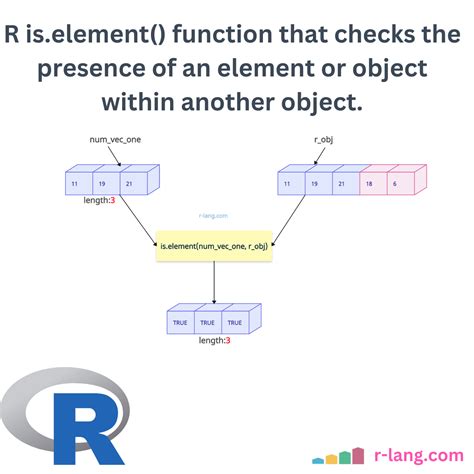 is element function check presence of elements in r