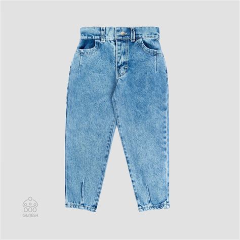 خرید آنلاین شلوار لی مام استایل رایلی گونش کیدز