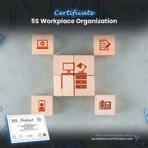 5s Workplace Organization Certificate Academy Certificate