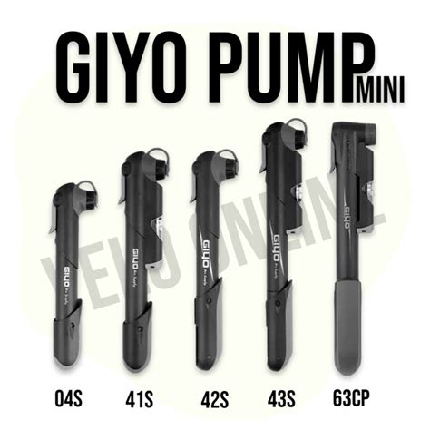 🇹🇭 สูบ พกพา สูบมือ สูบติดรถจักรยาน Giyo Mini Pump คุณภาพดี รองรับหัว2ชนิด Shopee Thailand