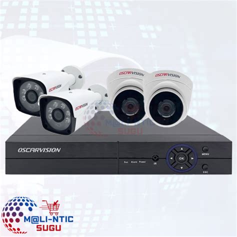 Kit De Vidéosurveillance Oscarvision 4 Caméras Dvr Analogique M