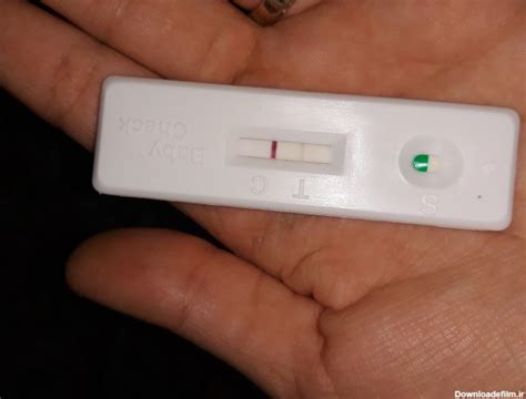 عکس بیبی چک مثبت خیلی کمرنگ