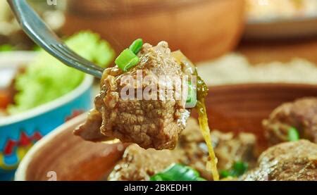 Siga Wot Spiced Beef Stew Ethiopian And Eritrean Stew Or Curry Stock Photo Alamy