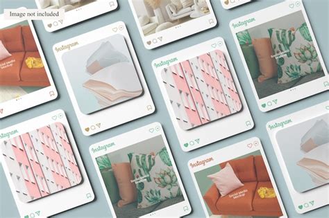 Premium Psd Minimalist Social Media Mockup For Showcasing Your Ui Design