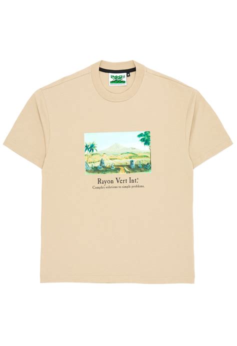 Rayon Vert Java T Shirt Temple Sand Outsiders Store Uk